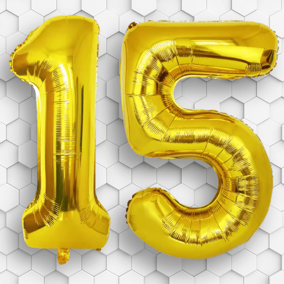 Gold Number 94 Mylar Foil Balloon 32" - Helium or Air Inflatable ...
