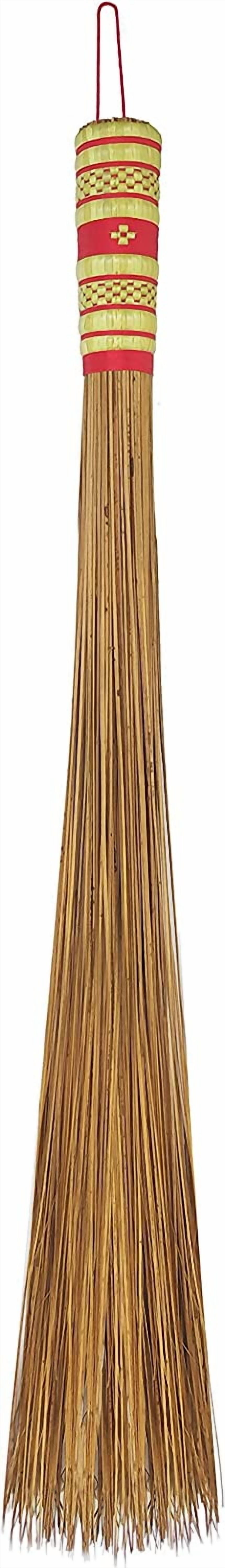 32 inch Multi-Surface Sturdy Outdoor Authentic Coconut Leaf Broom Asian ...