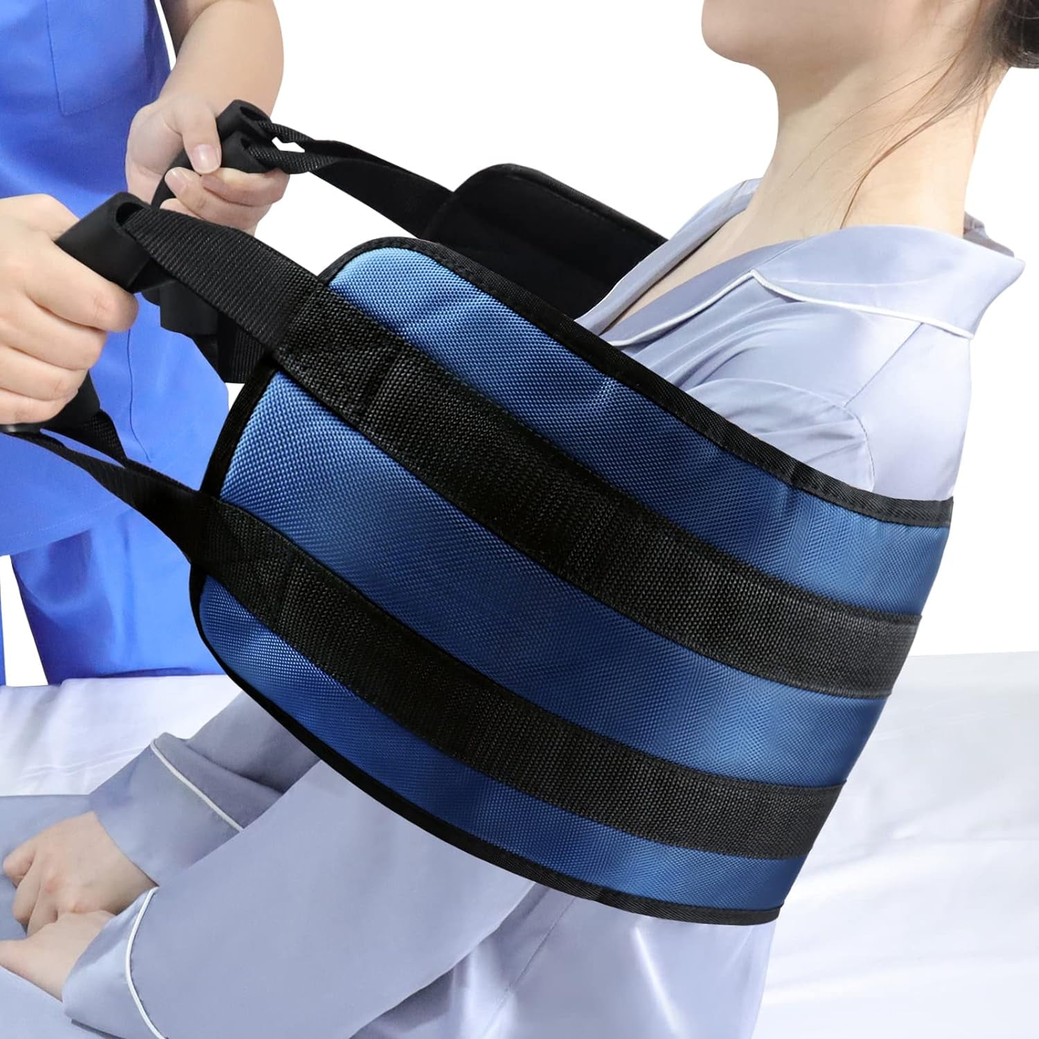 32 inch Padded Bed Transfer Nursing Sling for Patient, Elderly Safety Lifting Aids, Anti Slip ...