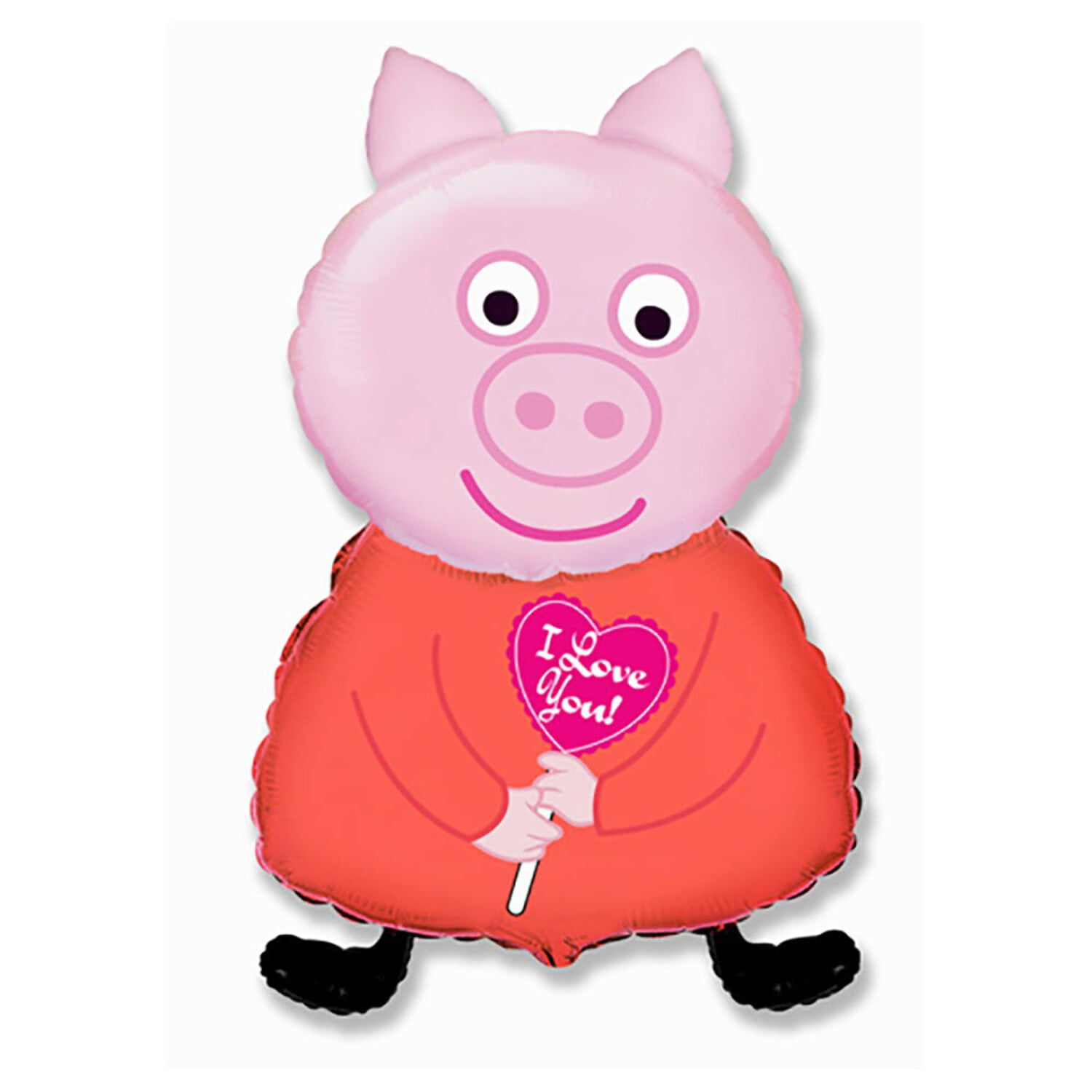 32 inch Pink Pig Foil Mylar Balloon - Party Supplies Decorations ...
