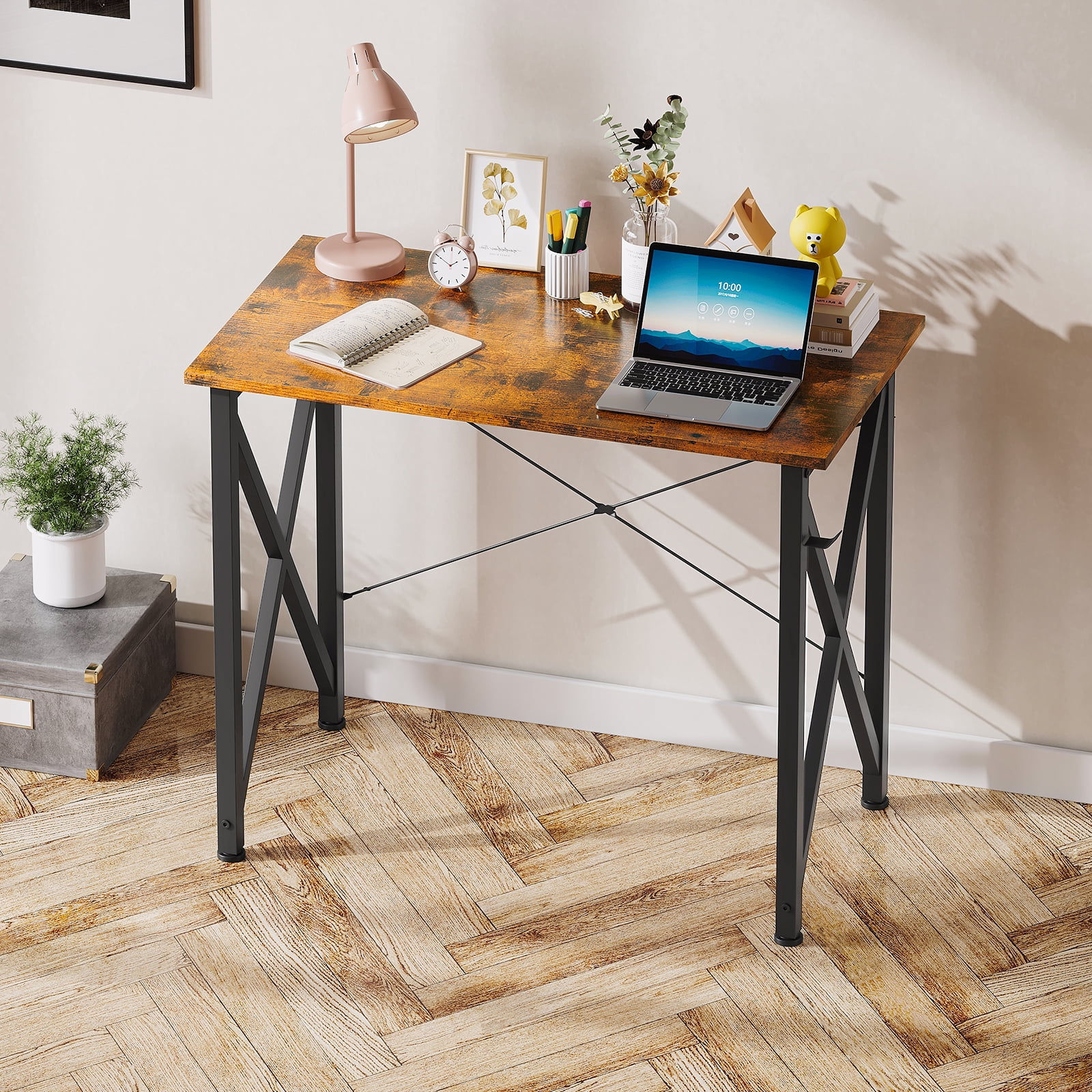 32 inch Small Computer Desk, Modern PC Laptop Study Table Workstation ...