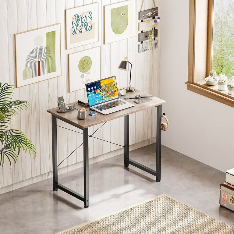 Modern Home Office Writing Desk Mercer41 63 Inch Executive Desk,