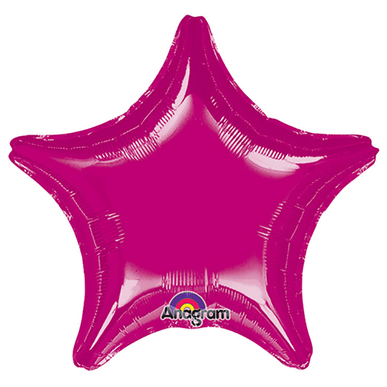 32 inch Star - Fuchsia Foil Mylar Balloon - Party Supplies Decorations ...