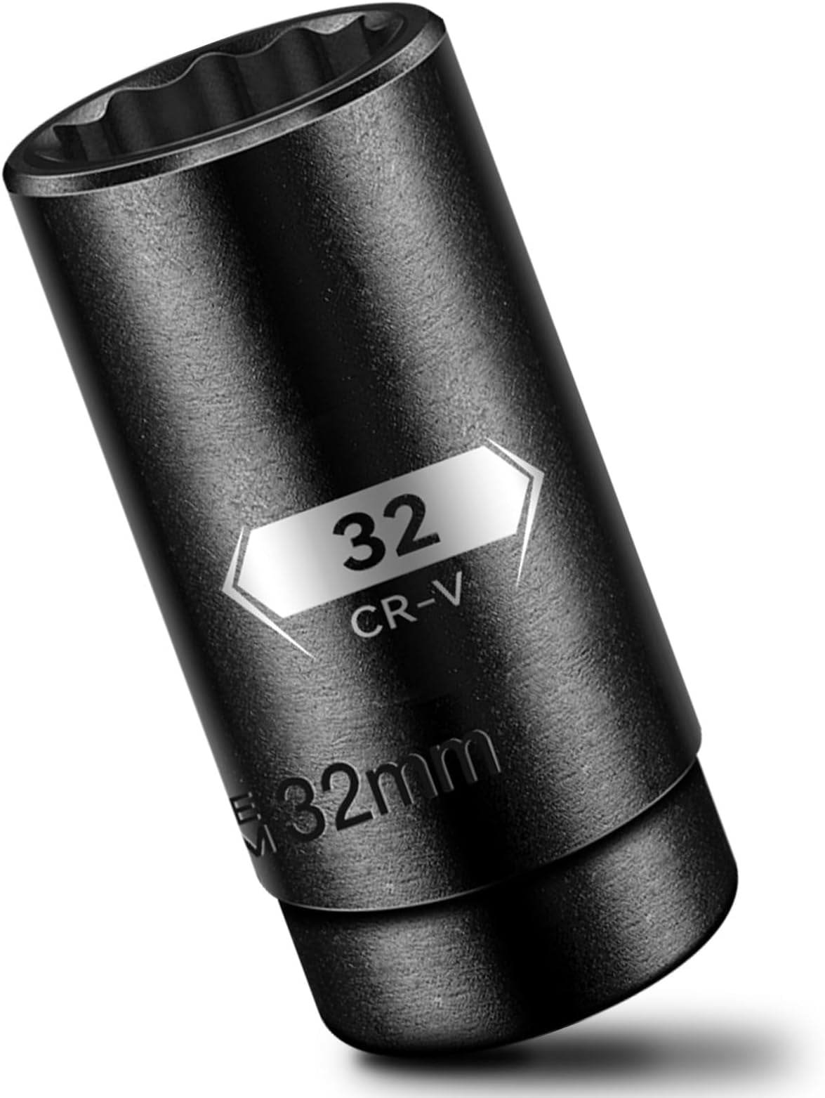 32 mm 12-Point Deep Impact Socket, 1/2 Inch Drive, Metric, Cr-V With ...
