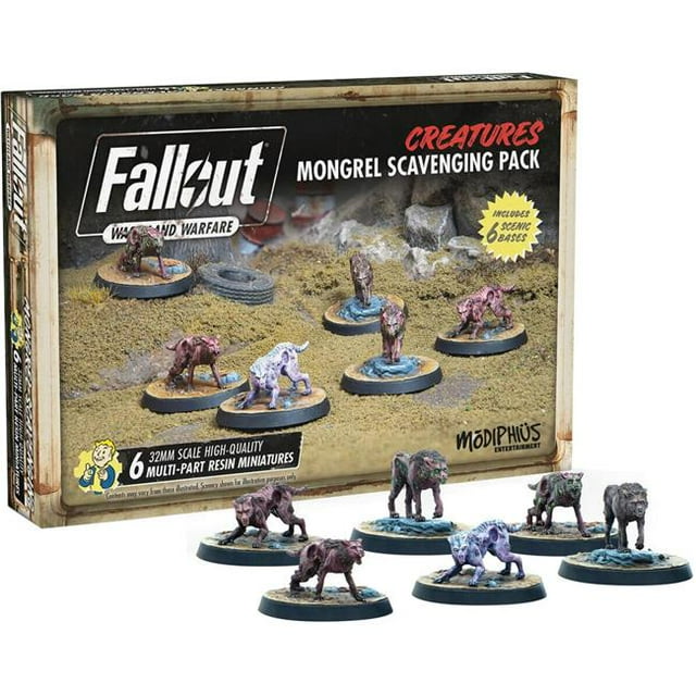 32 mm Fallout Wasteland Warfare Mongrel Scavenging Miniatures - Walmart.com
