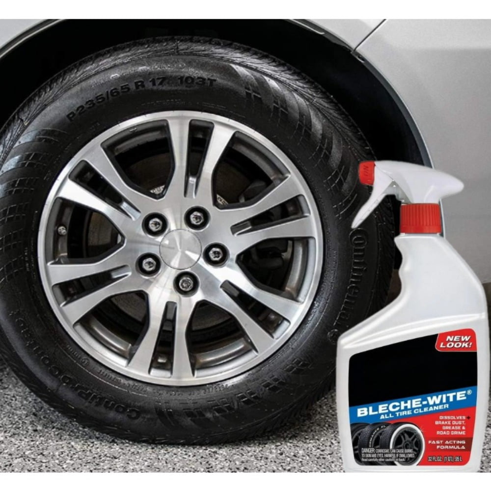 32 ounces trigger spray tire cleaner, 5-minute drying time, deep shine ...