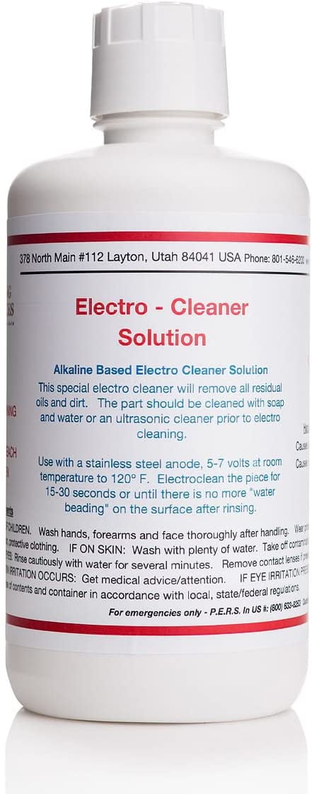 32 oz/1 Liter - Electro - Cleaner Solution - Bath or Brush ...