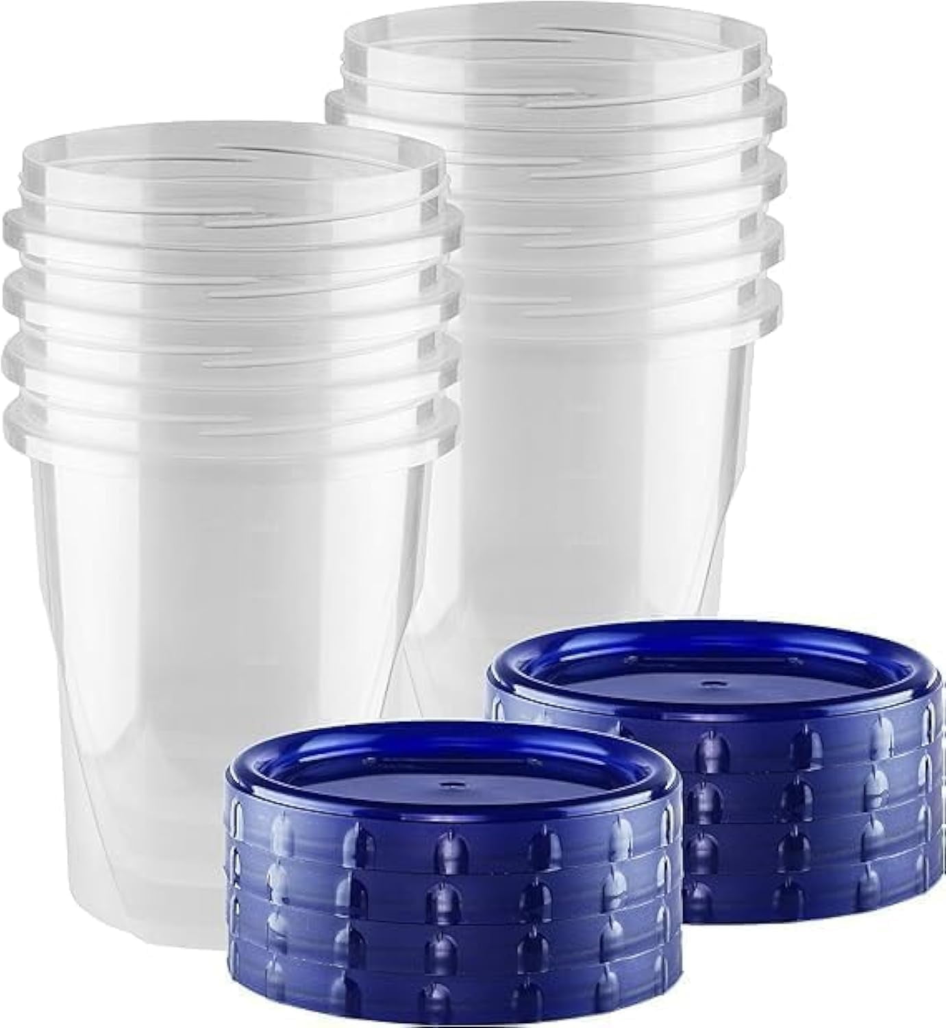 32 oz - 8 Pack Twist Top Deli Containers Screw And Seal , Stackable ...