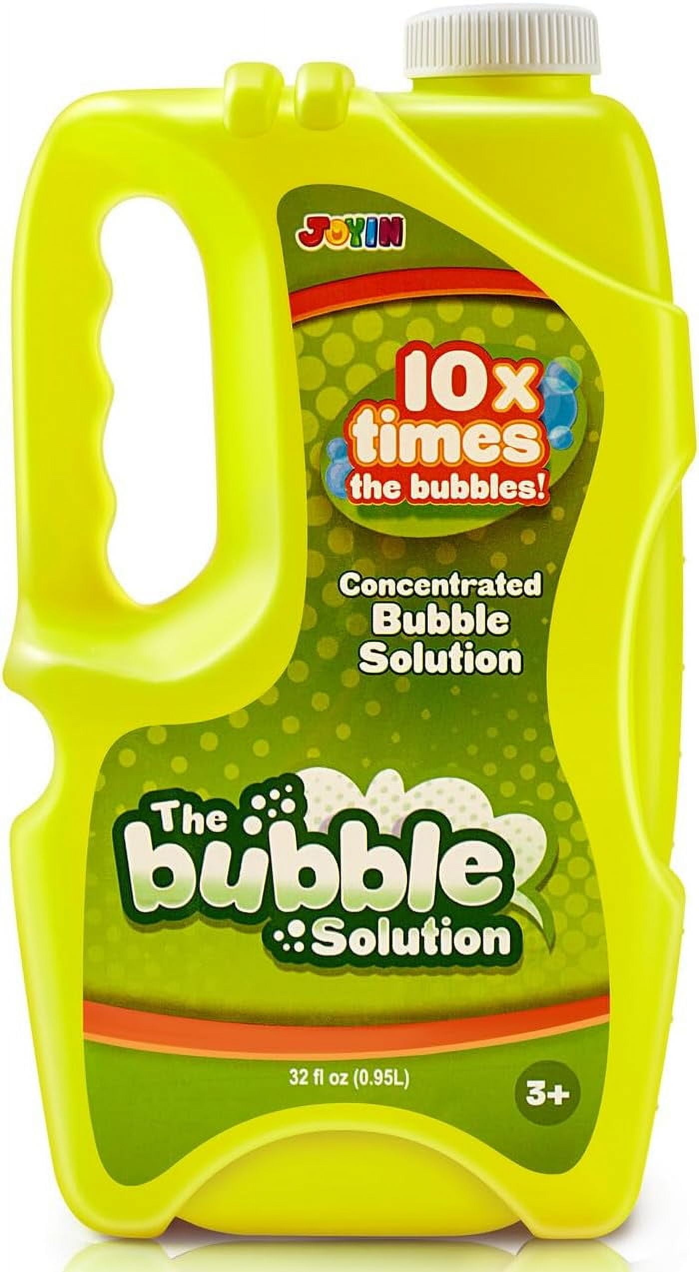 32 oz Bubble Solution Refills (Close to 1L/ up to 2.5 Gallon), Concentrated Solution for Bubble ...