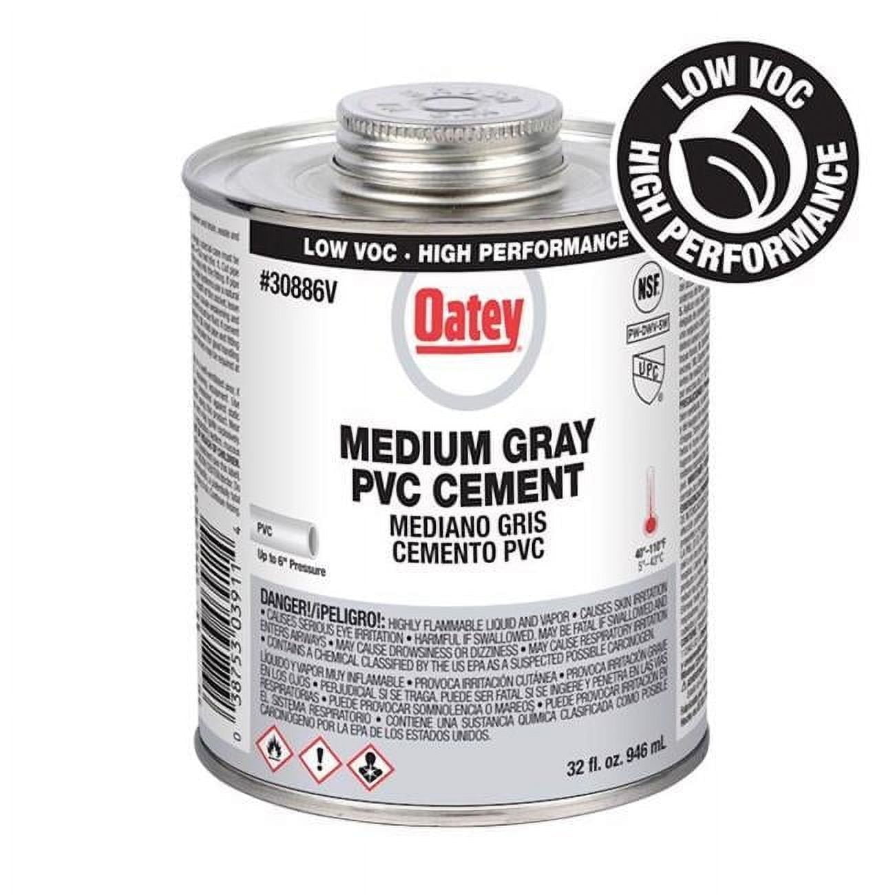 32 oz Cement for PVC - Gray - Walmart.com