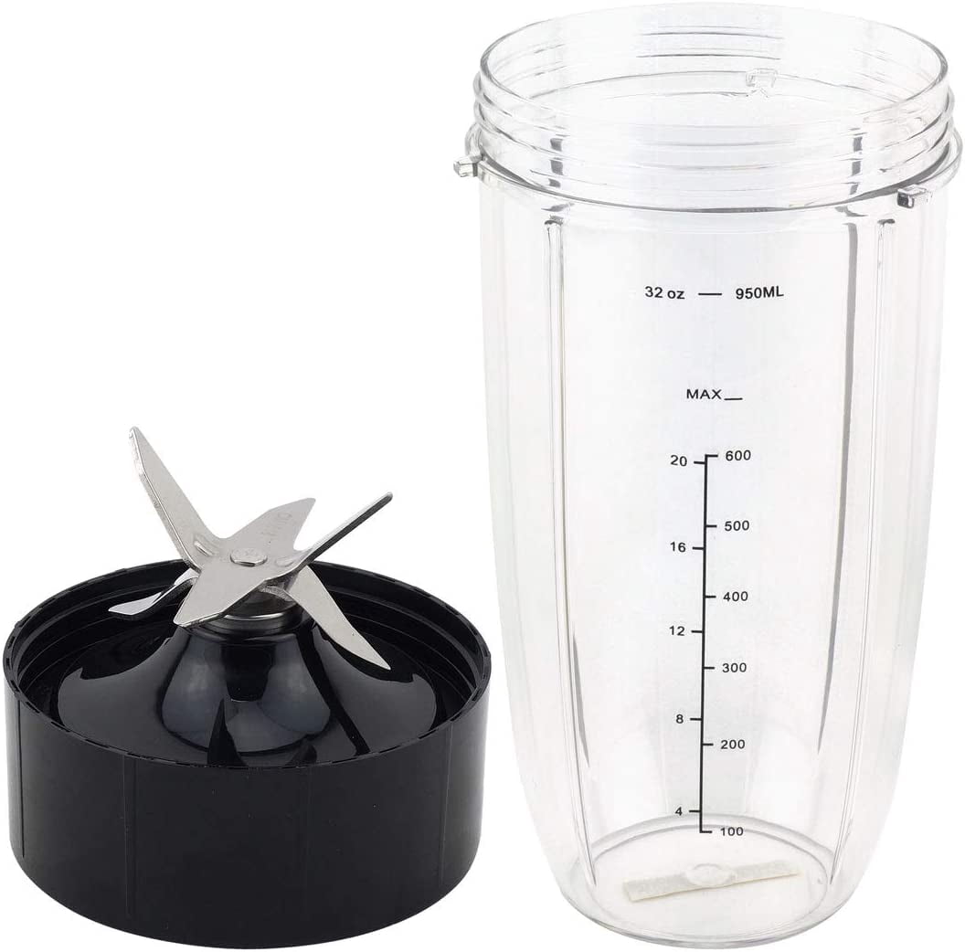 32 oz Colossal Cup + Extractor Blade compatible with Nutribullet Lean ...