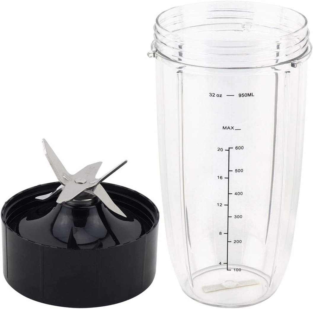 32 oz Colossal Cup + Extractor compatible with Nutribullet Lean NB-203 ...
