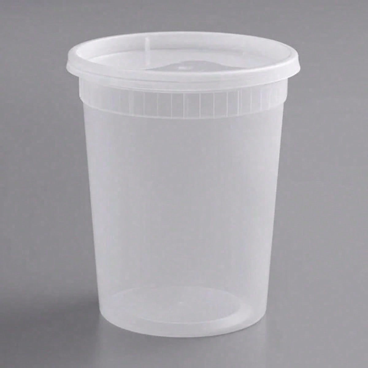 32 oz Deli Containers with Lids (240 Pack) Bulk – Plastic Quart ...