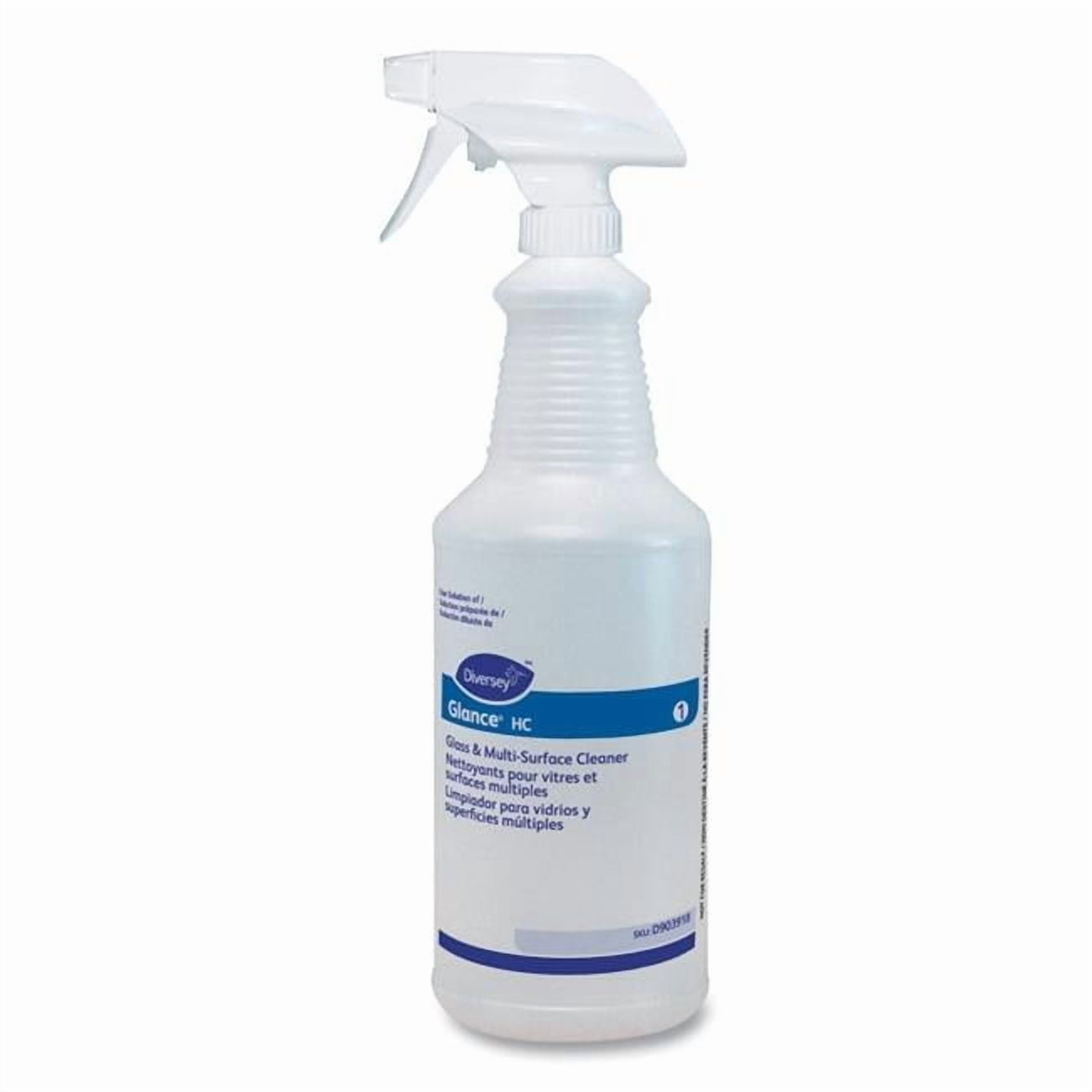32 oz Glance HC Glass & Multi-Surface Cleaner Empty Bottle, Clear ...
