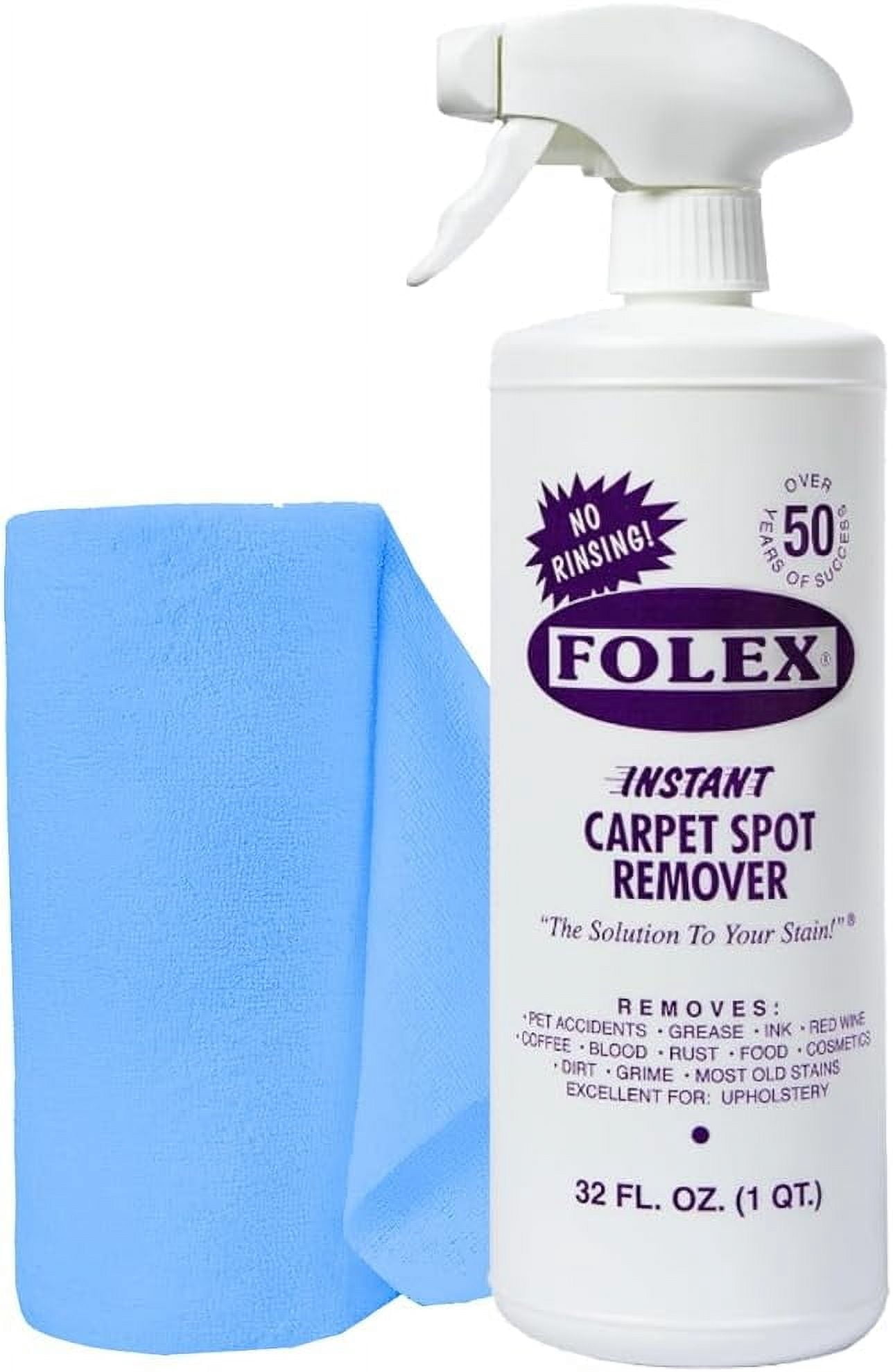 32 oz Instant Carpet Spot Remover Carpet Cleaner with Reusable Cleaning ...