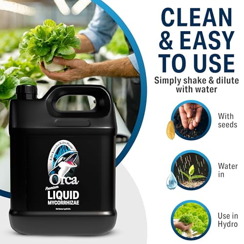 32 oz Orca Liquid Mycorrhizae for Plants - Mycorrhizal Fungi Root ...