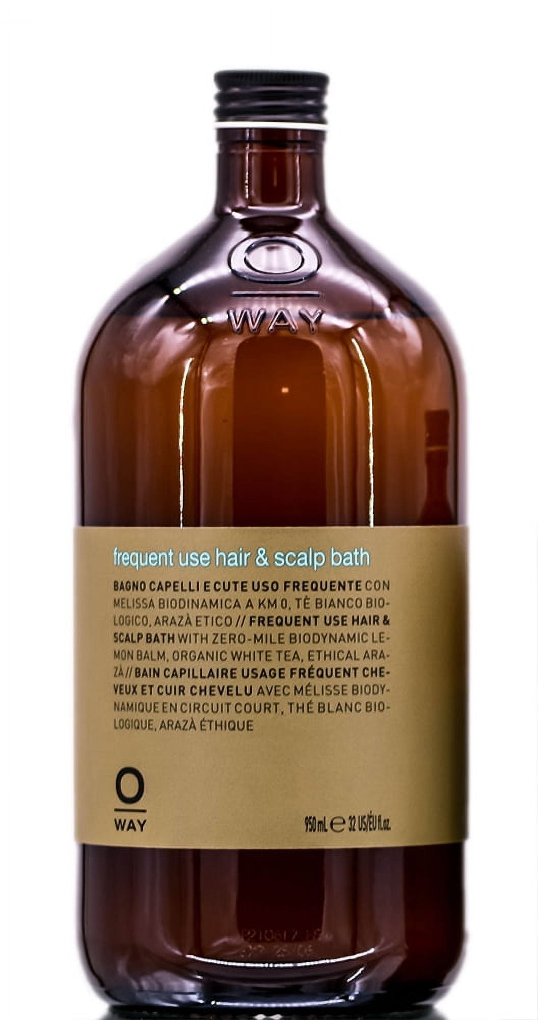 {32 oz} Oway Frequent Use Hair & Scalp Bath w/ SLEEKSHOP Hair Rat Tail ...