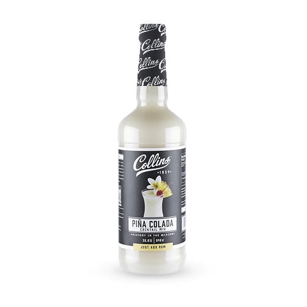 Collins 32 oz Pina Colada Cocktail Mix with Real Pineapple Juice and ...
