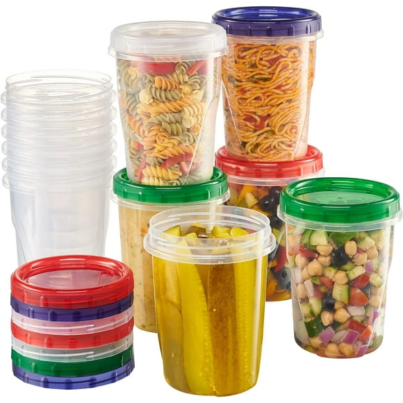 32 Oz Plastic Containers Lids