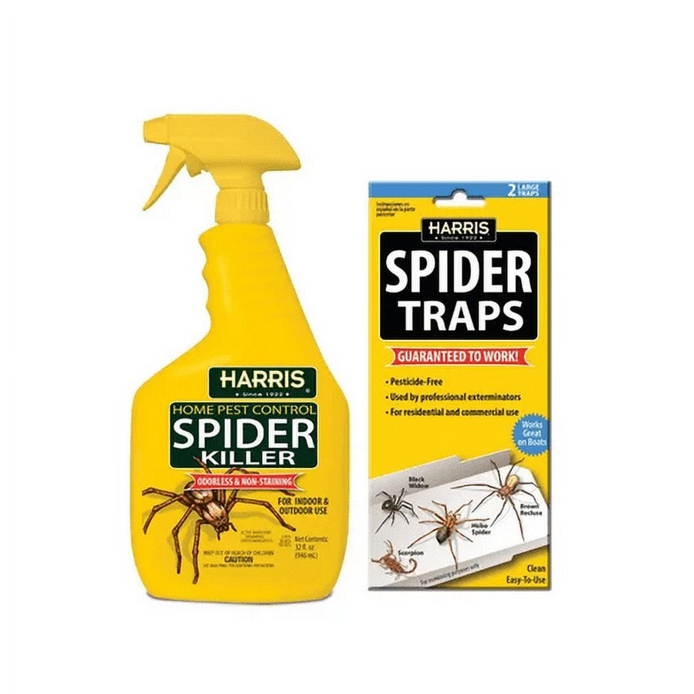 Unbranded 32 oz Spider Killer and Spider Traps Value Pack for Indoor ...