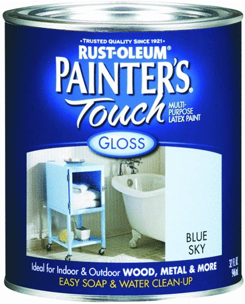 32 oz. Ultra Cover Deep Blue Gloss General Purpose Paint 2-Pack ...