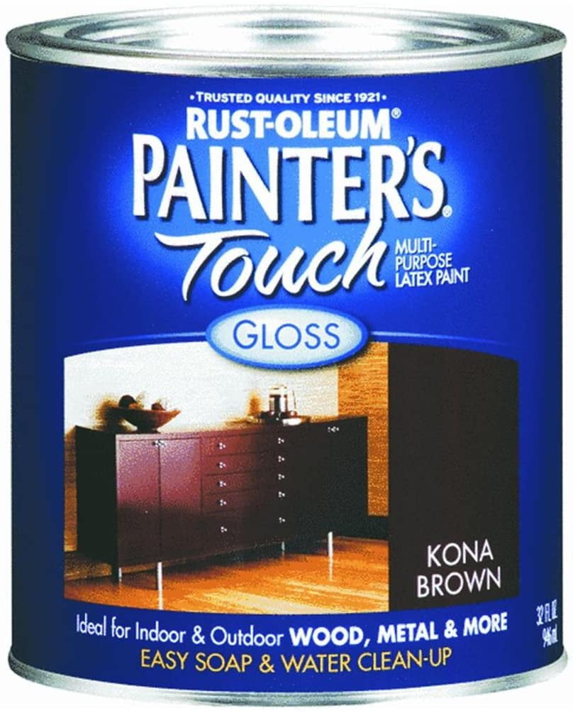 32 oz. Ultra Cover Gloss Kona Brown General Purpose Paint 2-Pack ...