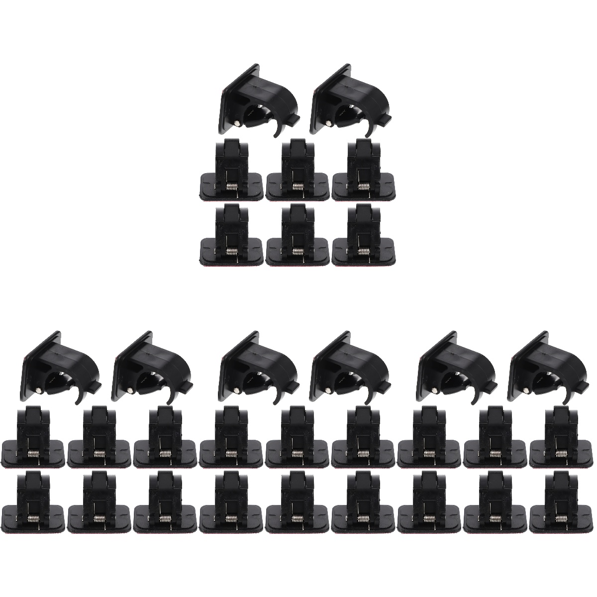 32 pcs Curtain Rod Holders Curtains Bracket Hook Self Adhesive Rods ...