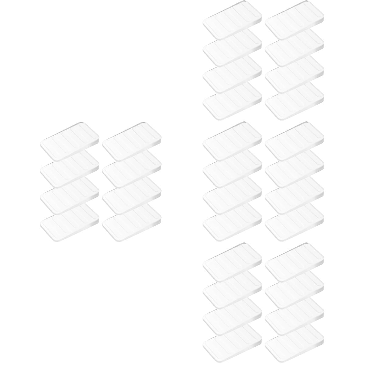 32 pcs Leveling Shims Home Furniture Wedges Transparent Shims for Table ...