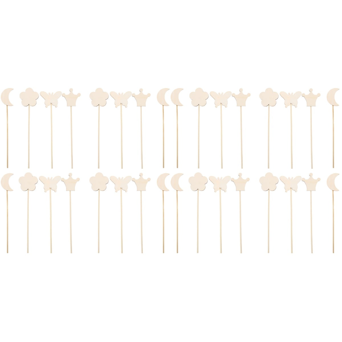 32 pcs Wooden Fairy Wand DIY Unfinished Fairy Wand Fairy Stick ...