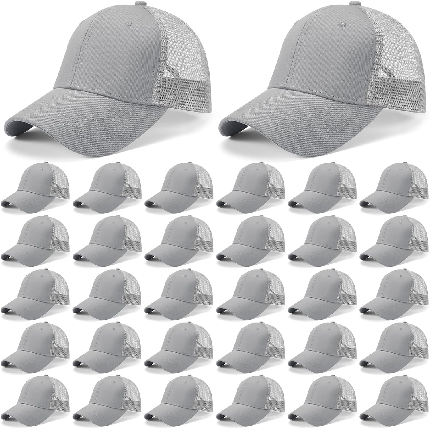 blank baseball cap bulk trucker baseball hat adjustable back strap sublimation hat cap for men ...