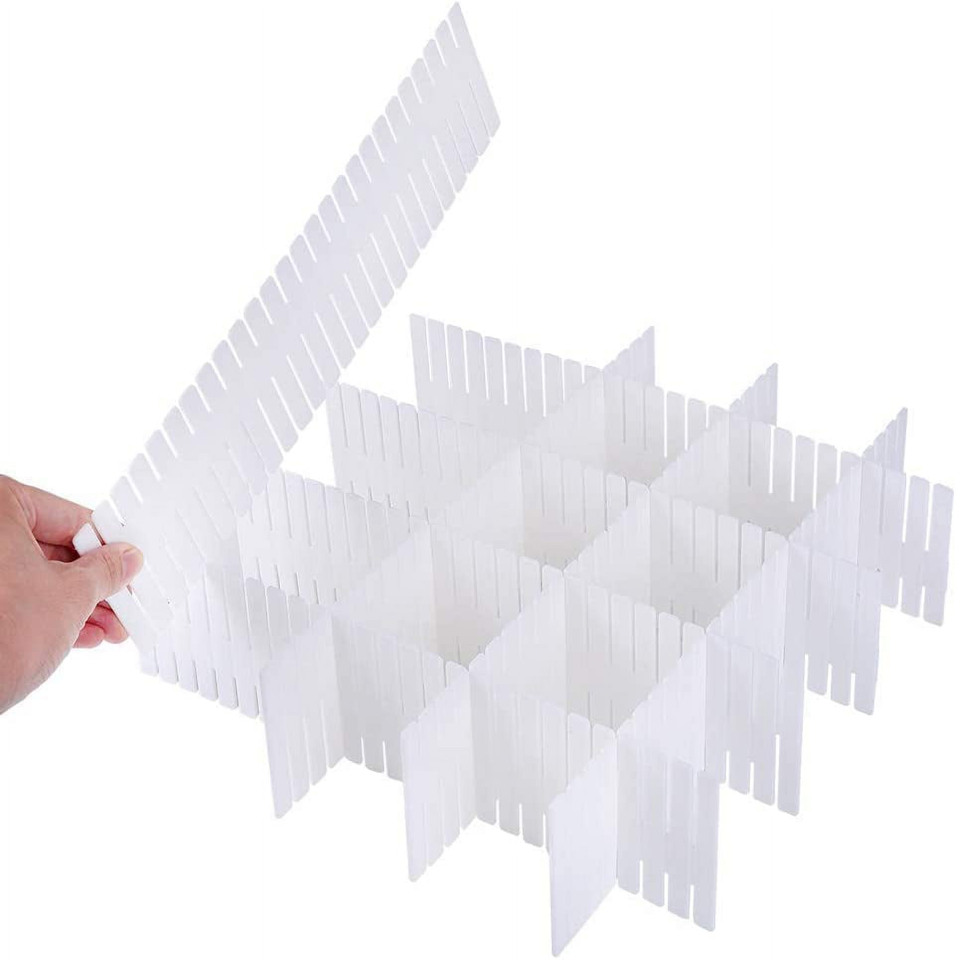 32 pieces white - drawer dividers drawer dividers drawer grid ...