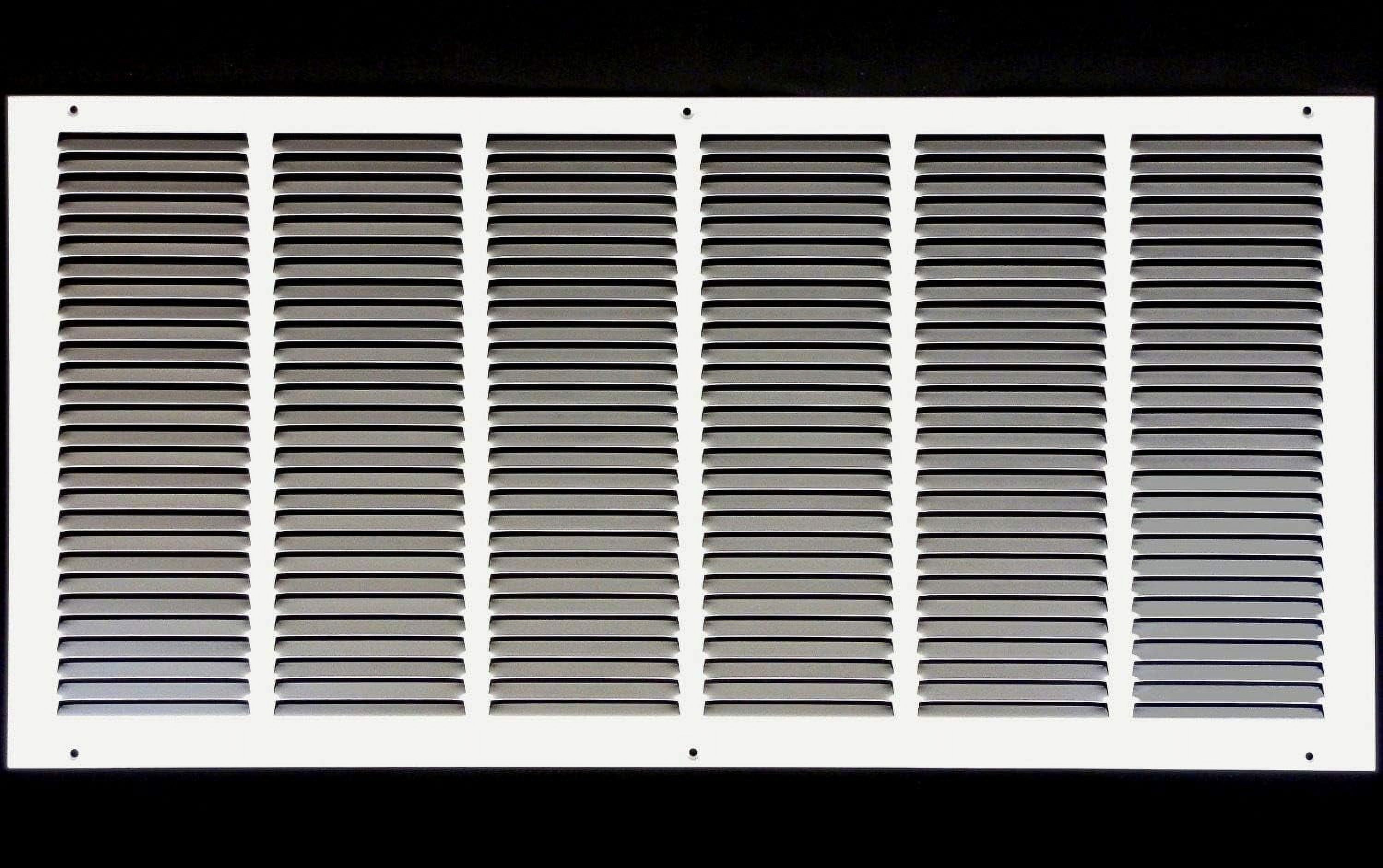 32"w X 12"h Steel Return Air Grilles - Sidewall and Ceiling - HVAC Duct ...