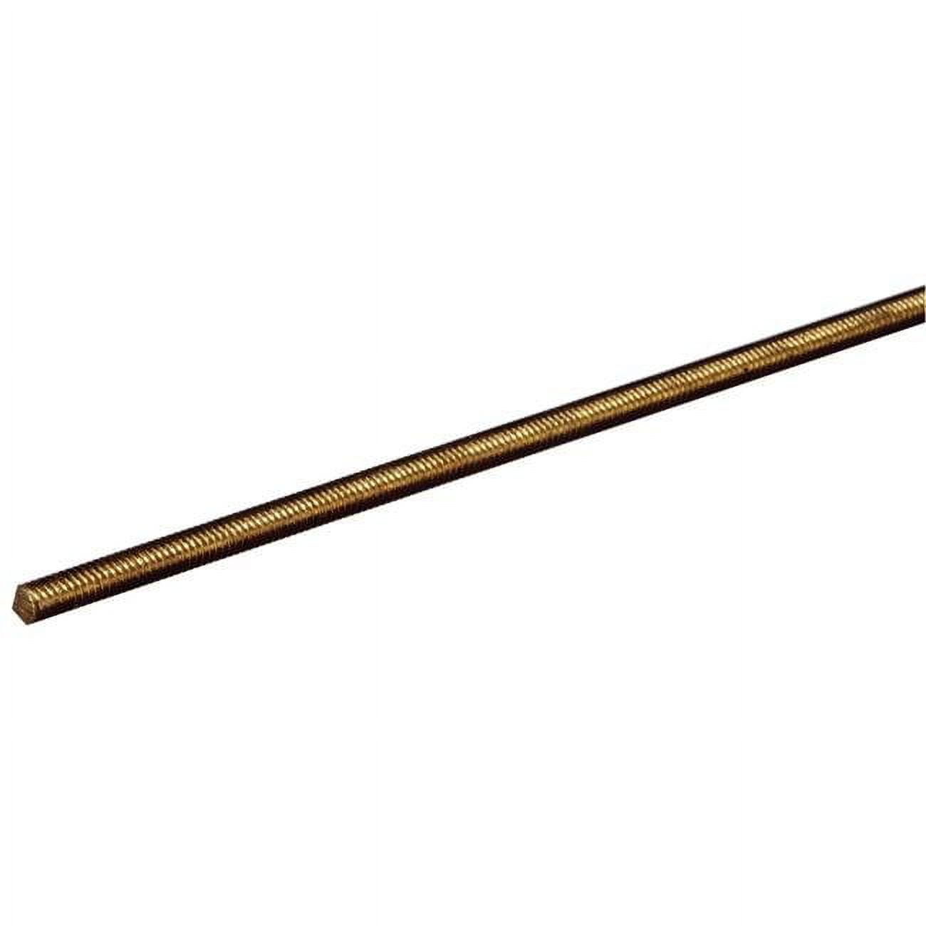 32 x 12 in. Threaded Rod NF Brass - Walmart.com