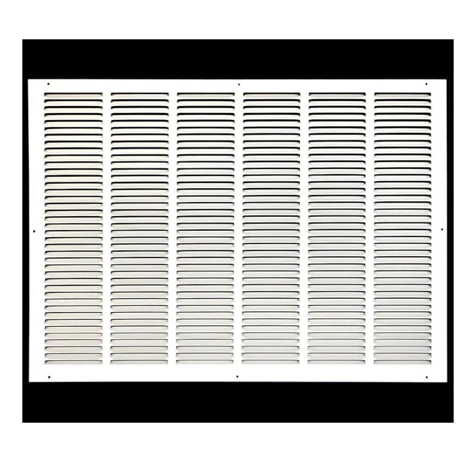 32'' x 18'' [Duct Opening] Flat Stamped Steel Return Air Grille ...