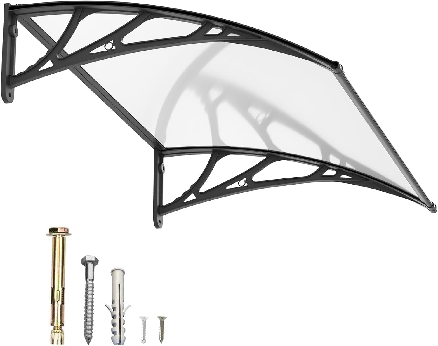 32"x 48" Window Awning Canopy Door Entrance Patio Cover Solid Sheet ...