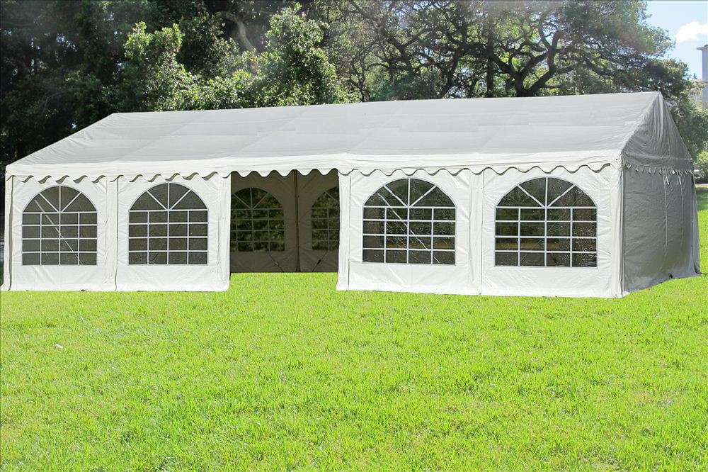 32'x16' PVC Fire Retardant Party Tent Wedding Canopy Shelter - White ...