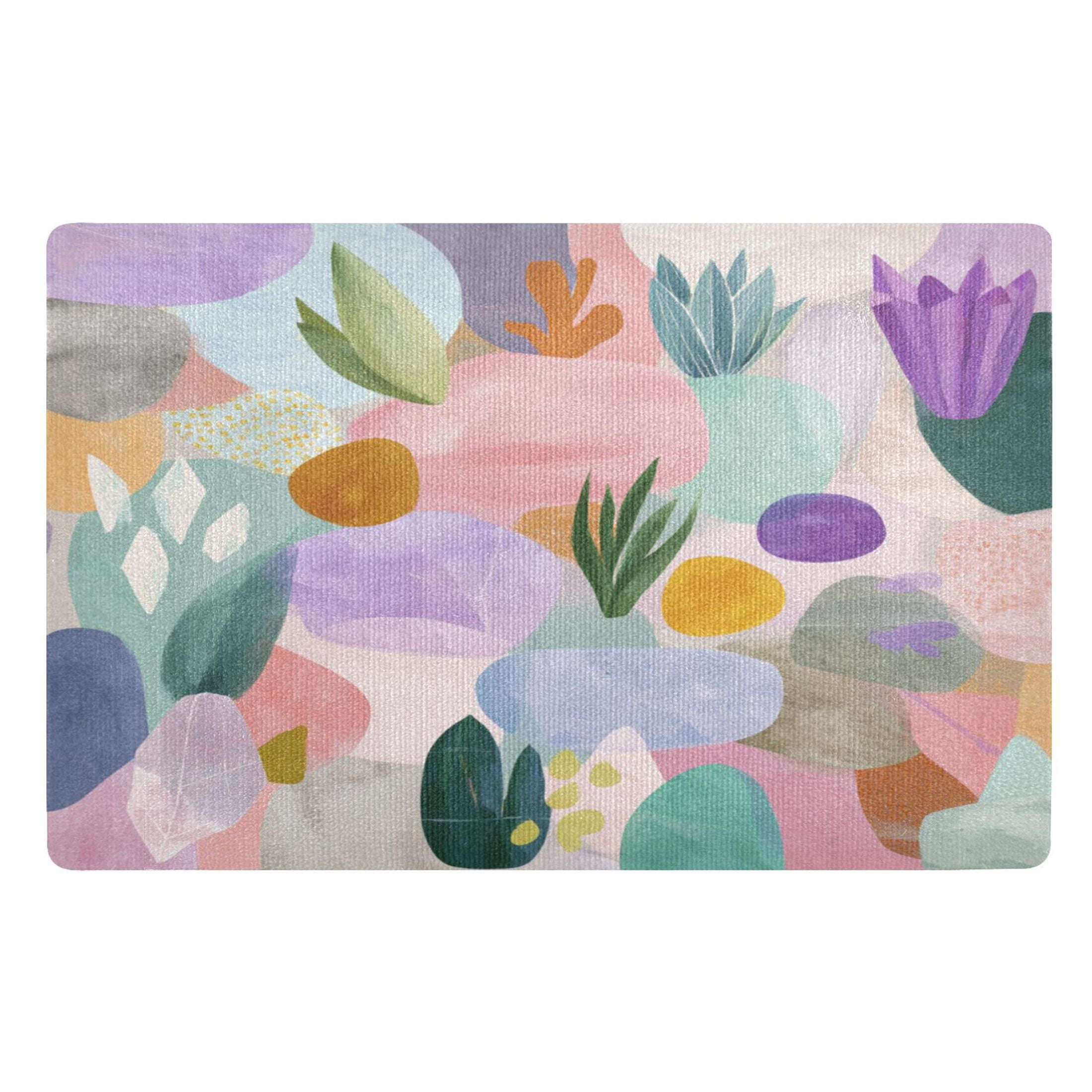 32"x20" Door Mat Mat Absorbent & Non-Slip Entryway Rug Washable Floor ...