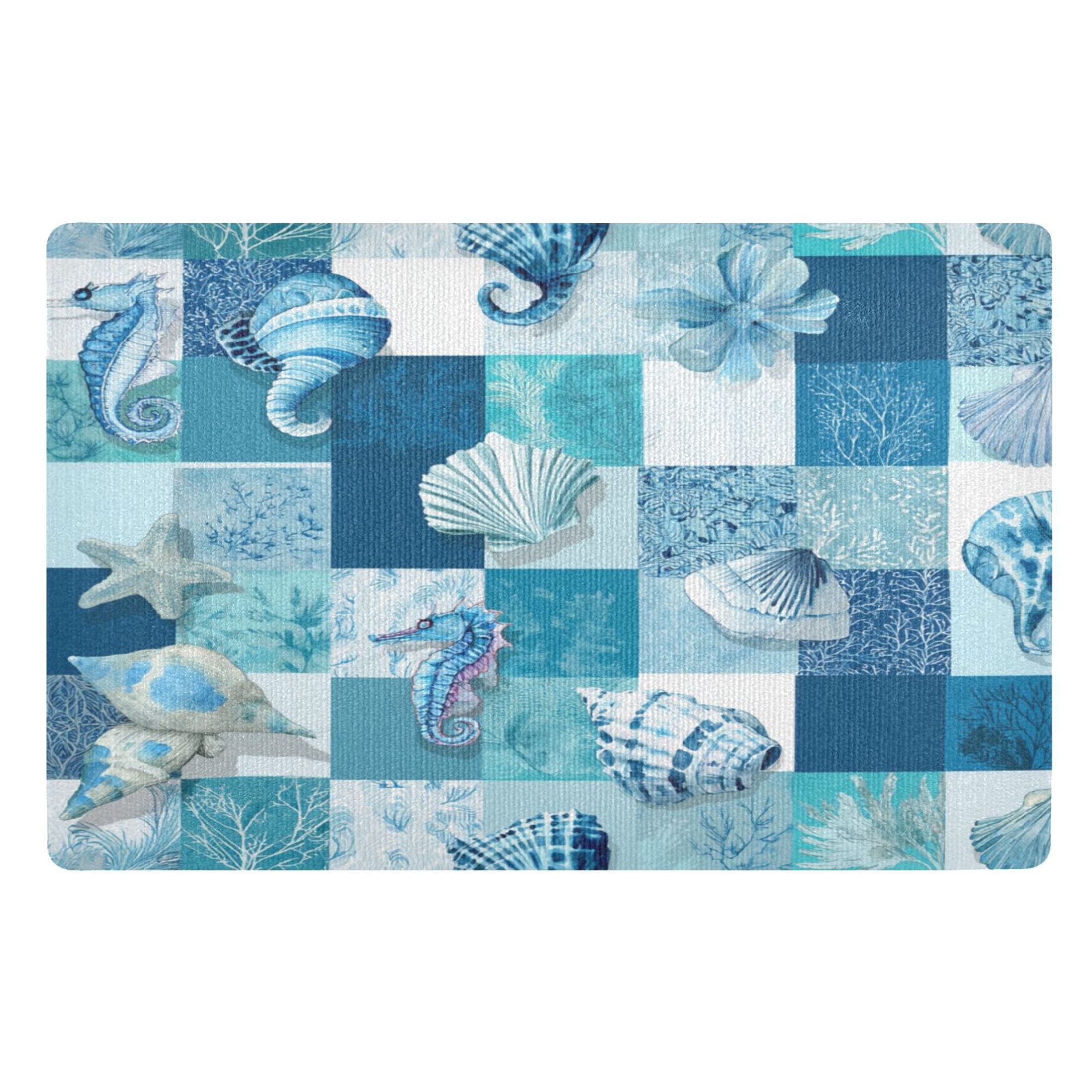 32"x20" Door Mat Mat Absorbent & Non-Slip Entryway Rug Washable Floor ...