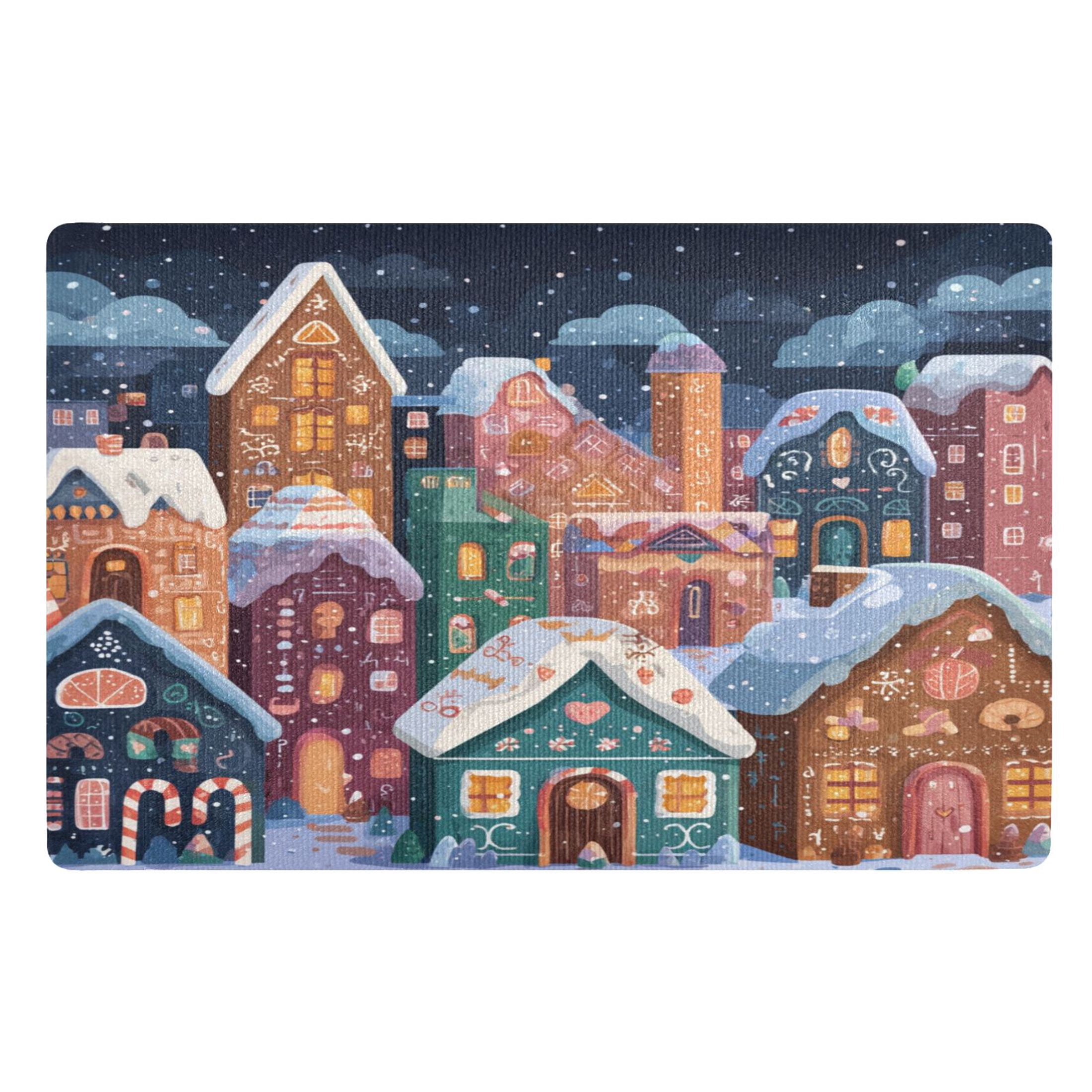 32"x20" Door Mat Mat Absorbent & Non-Slip Entryway Rug Washable Floor ...