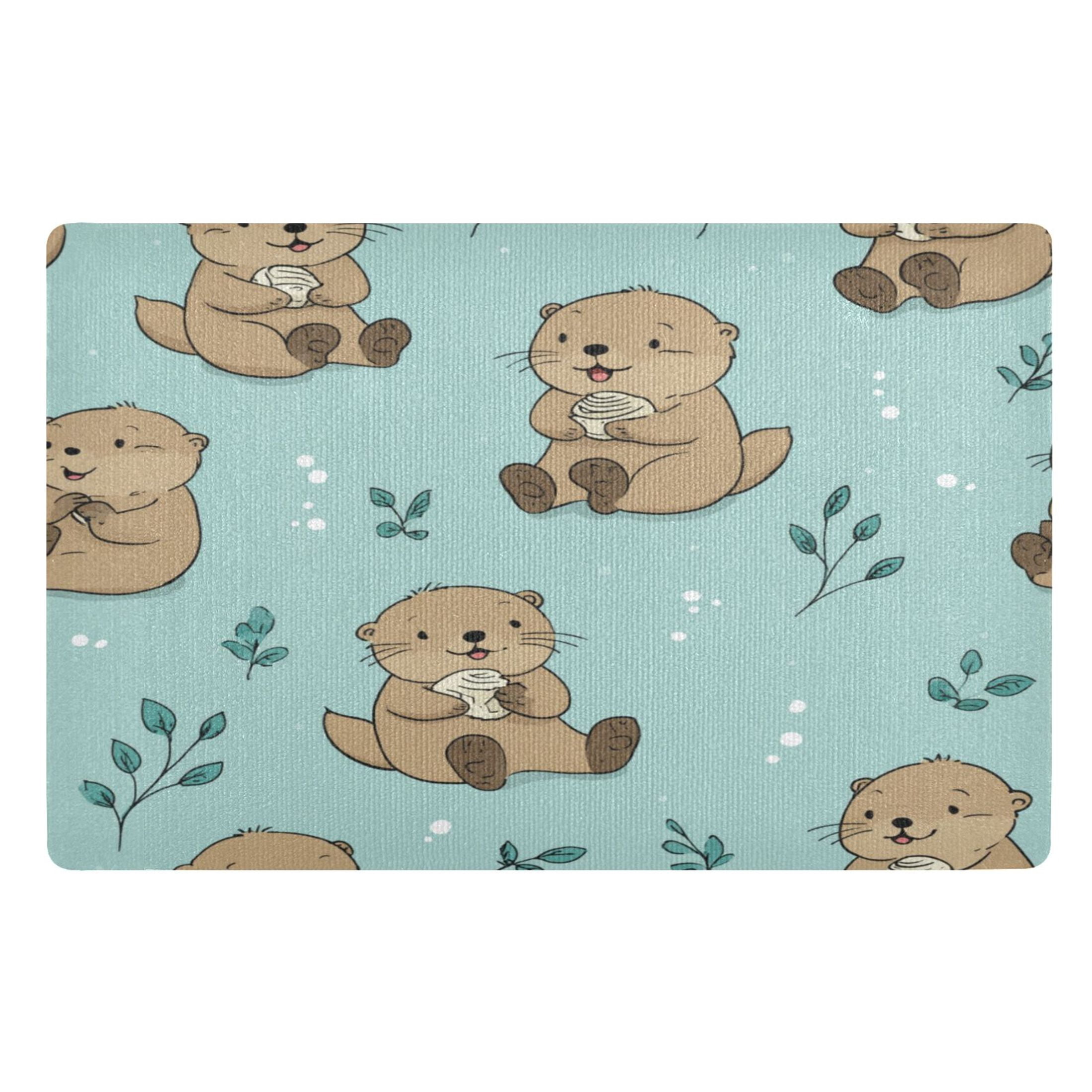 32"x20" Door Mat Mat Absorbent & Non-Slip Entryway Rug Washable Floor ...