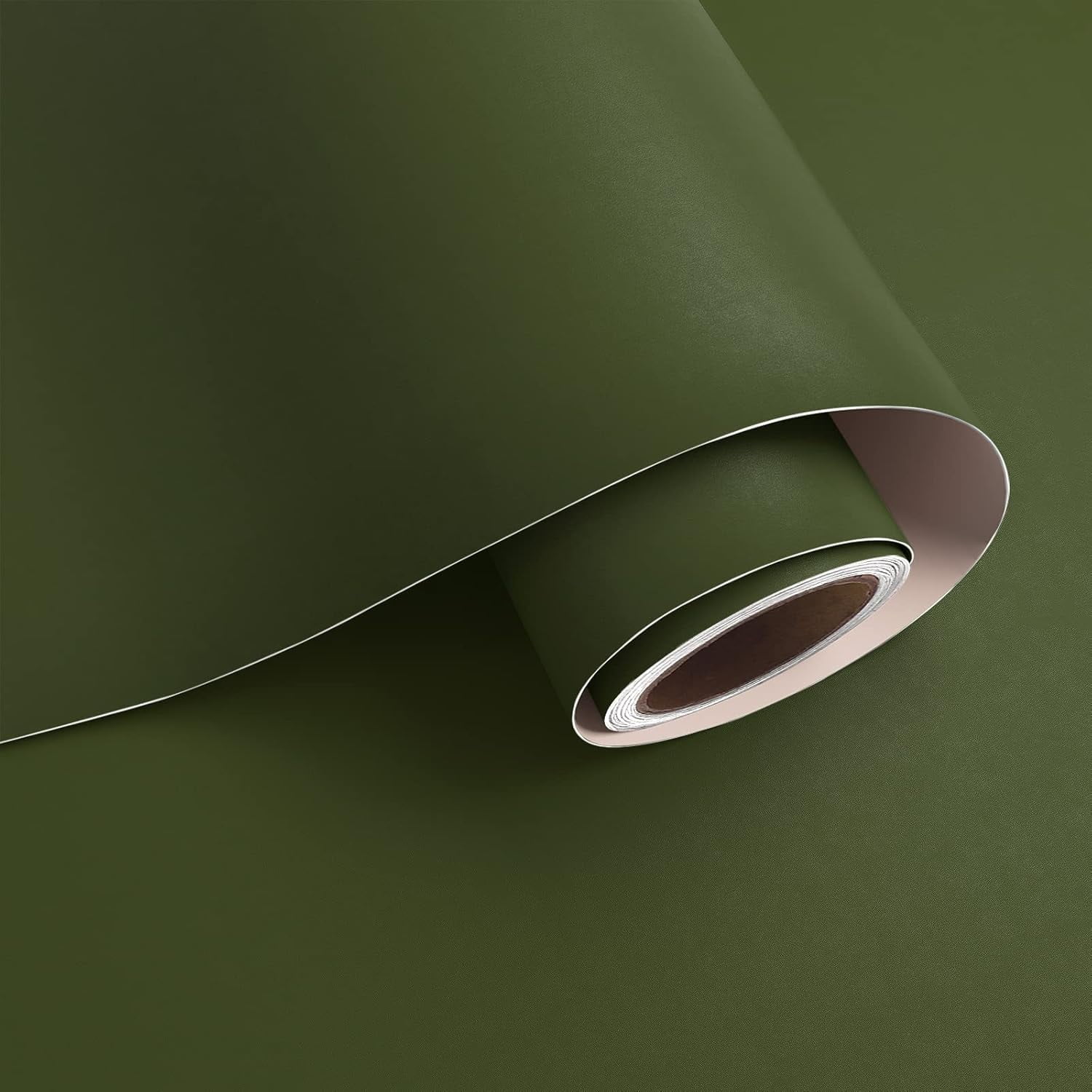 32''x354'' Thick Olive Green Wallpaper Peel and Stick Wallpaper Green ...