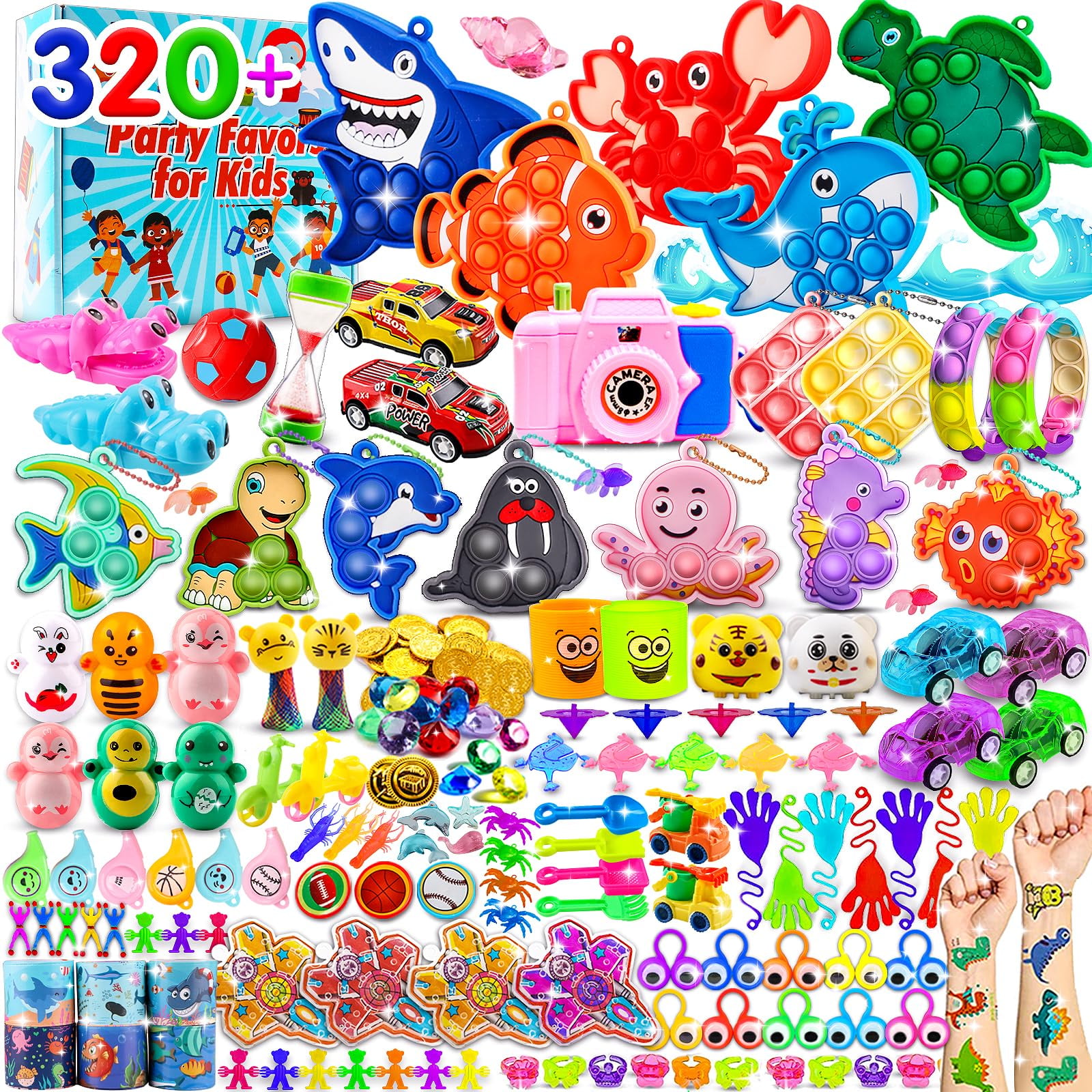 320 PCS Party Favor for Kids, Goodie Bags Stuffers, Treasure Box Toys ...