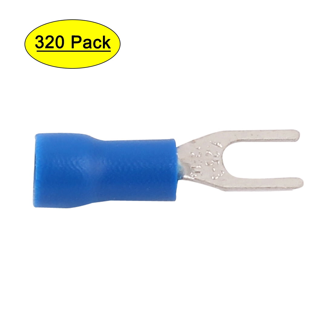 320 Pcs Insulated Fork Spade Wire Connector Electrical Crimp Terminals ...