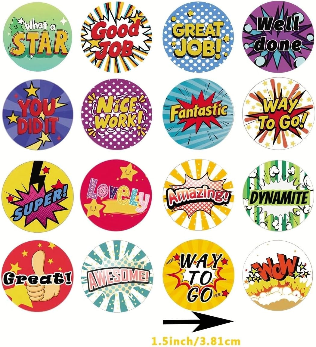 320 Pcs Reward Stickers for Teachers Motivational Stickers for Students ...