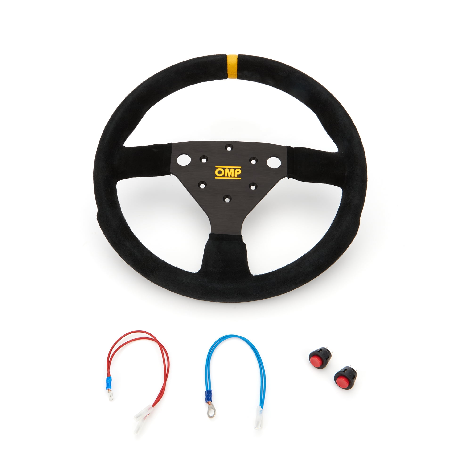 320 SP Steering Wheel Black Grip Silver Center - Walmart.com