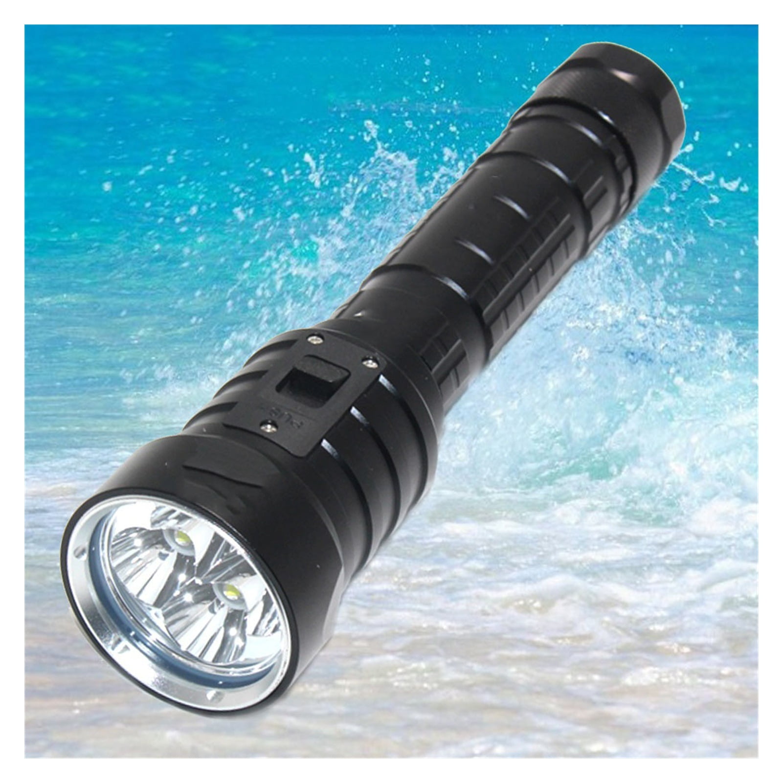 3200 Lumens LED Diving Flashlight 26650 Flash Light Tactical ...