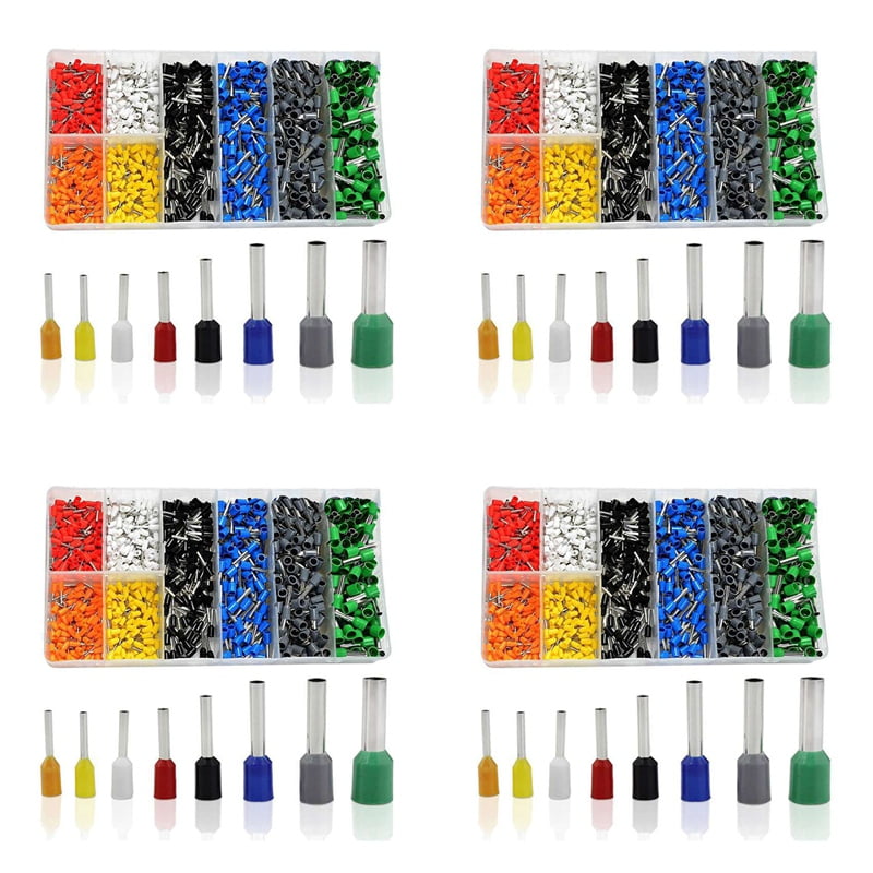 3200 PCS Ferrules Kit, Wire Ferrules Crimp Connector, Insulated Cord ...