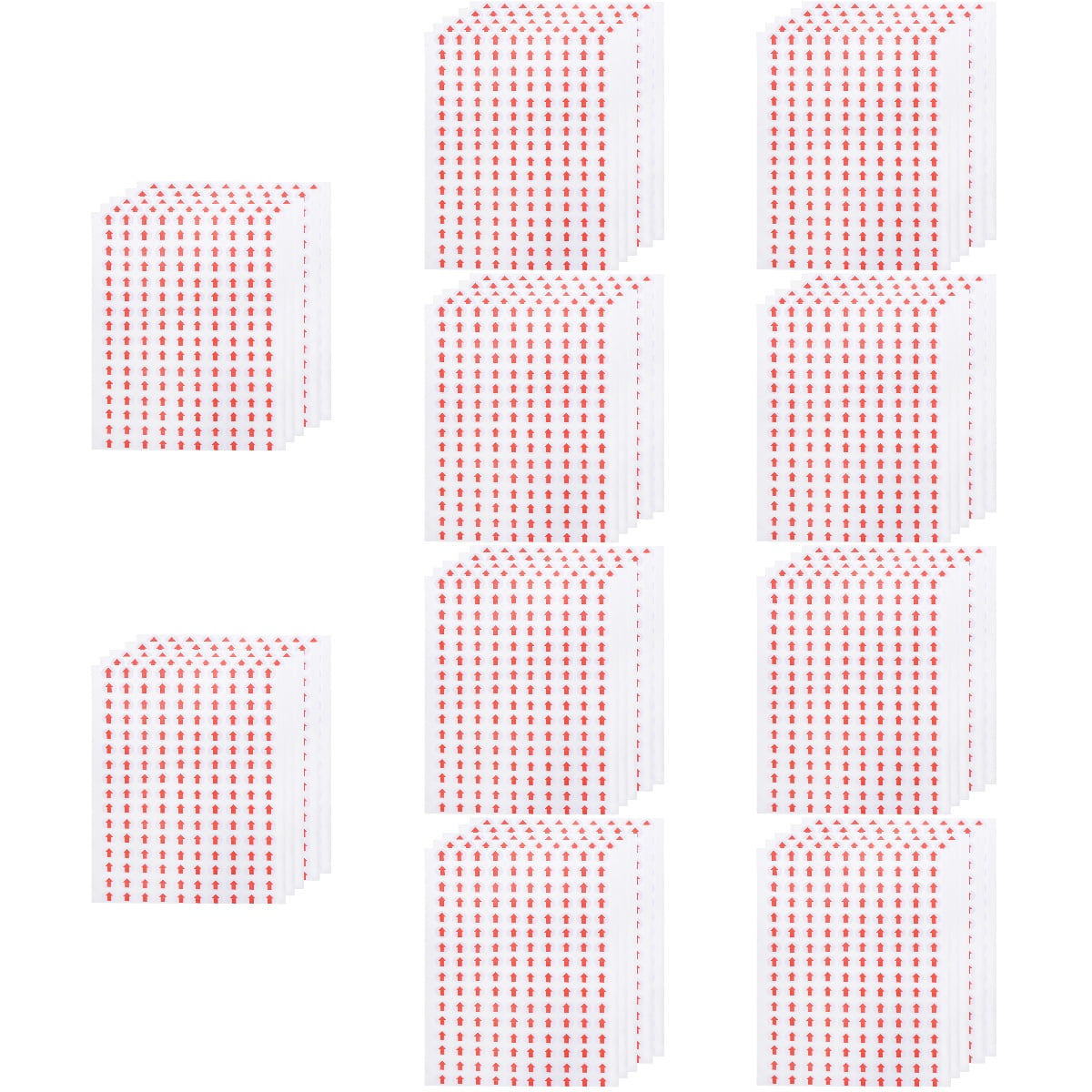 32000 PCS 10mm Self Adhesive Sticky Red Arrow Labels Removable Small ...
