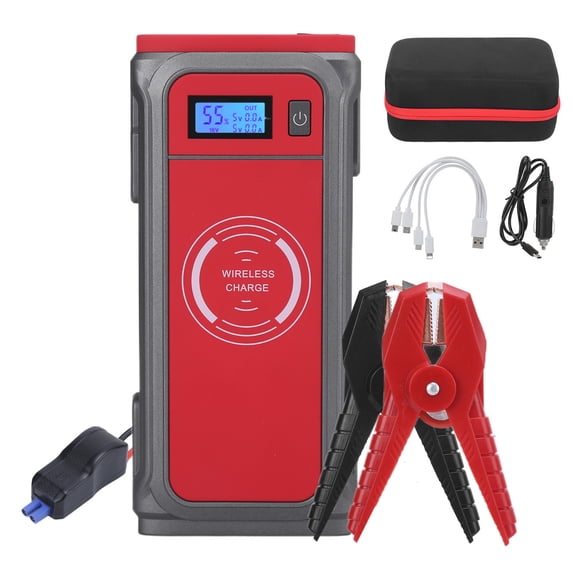 32000mAh Car Jump Starter Double USB Emergency Power Bank Fast Charging ...