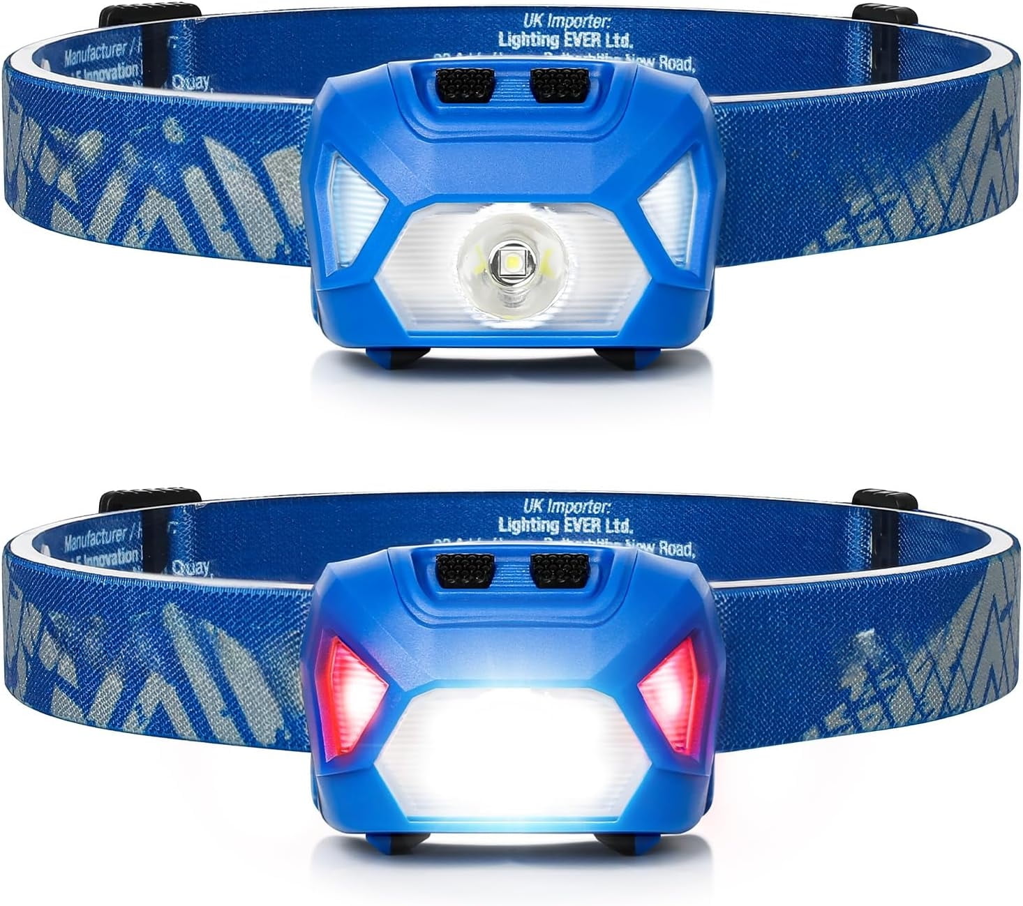 320015 Battery Powered Headlamp - 1300Lux Super Bright LED Head Lamp ...